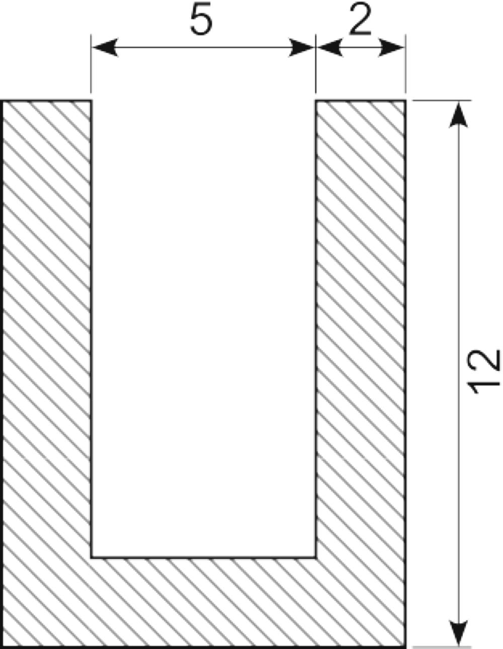 U-Profil EPDM . sh.70A | BIBUS SINDBY - Kantlister.dk