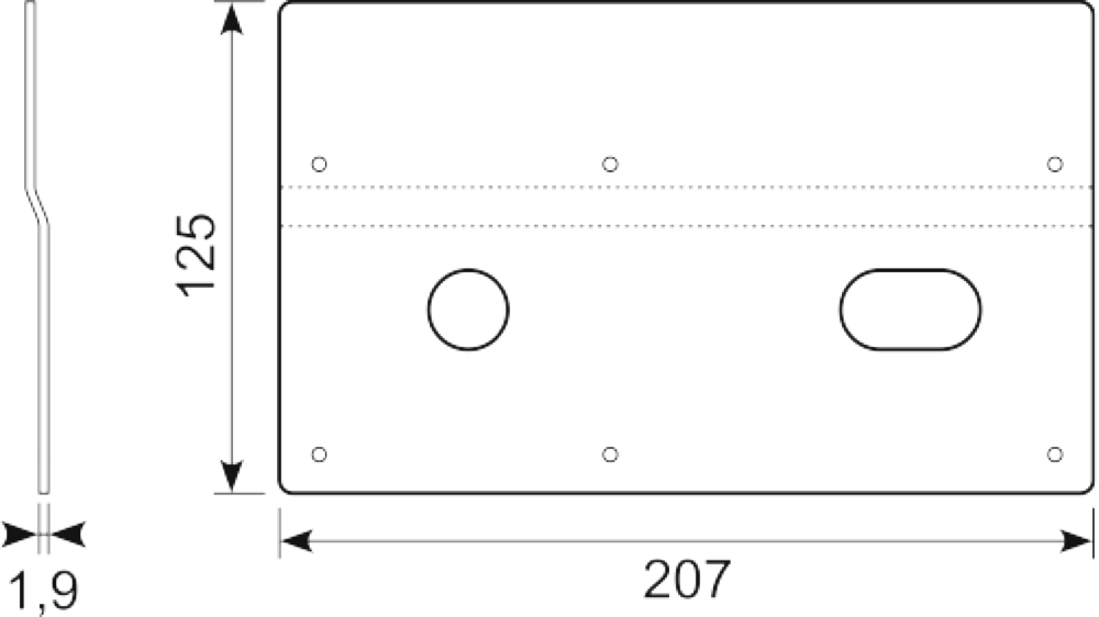 Rustfri plade med dækpapir | BIBUS SINDBY - Kantlister.dk